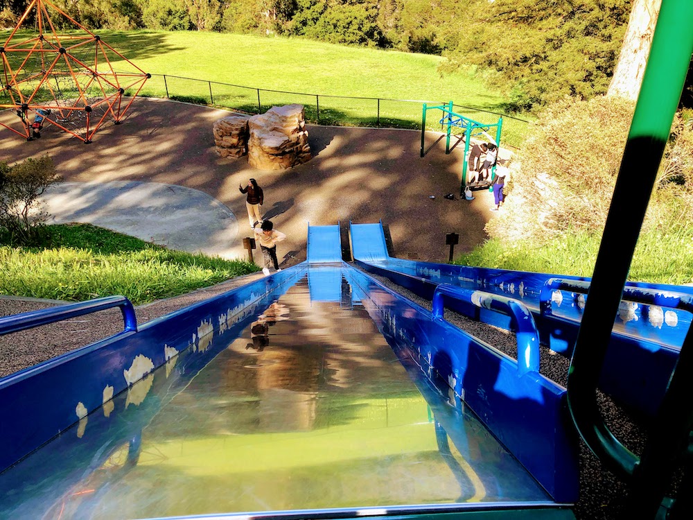 Metal Slide At Forest Park Everett